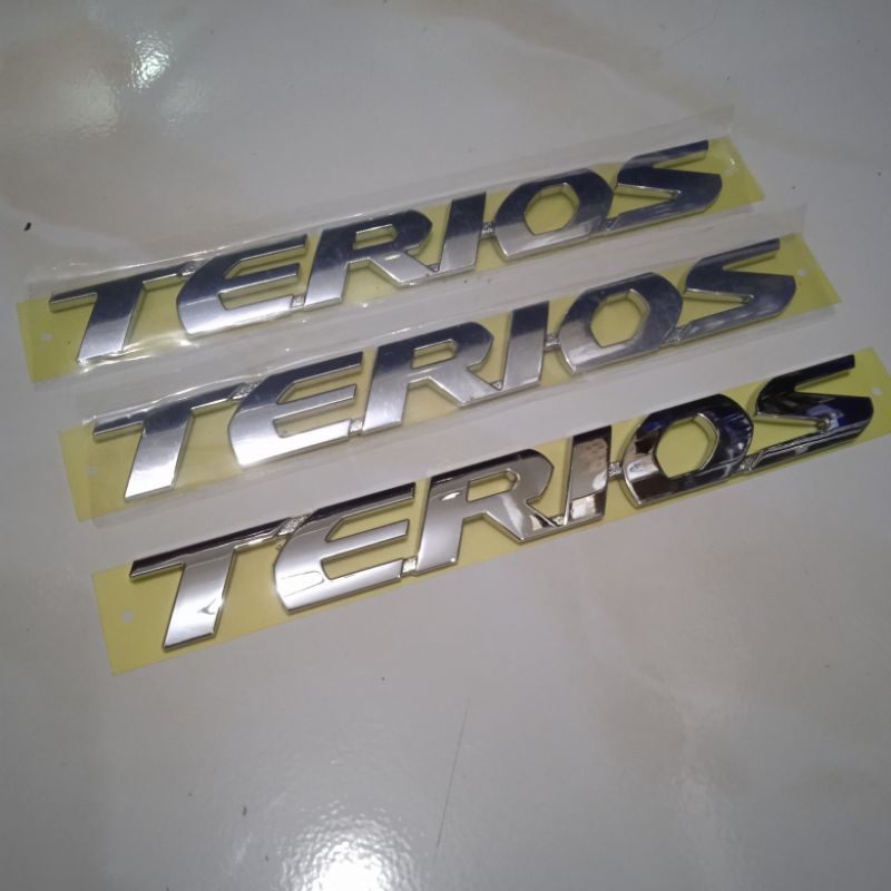 Jual (1pcs)emblem logo timbul tulisan terios original | Shopee Indonesia