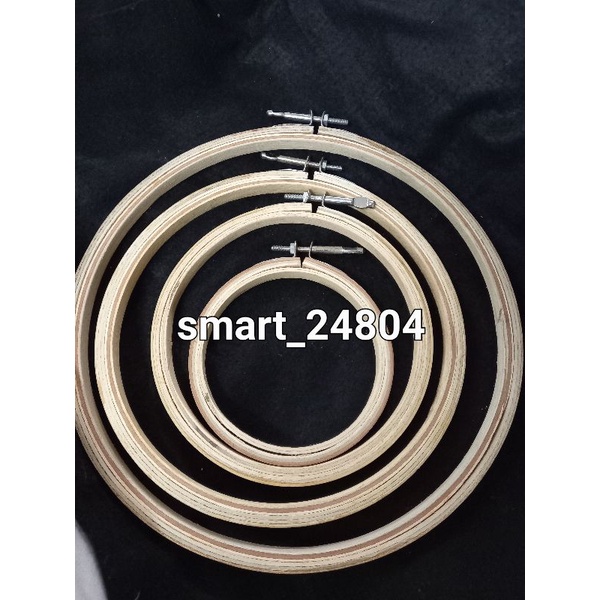 Jual Pembidangan kayu/Embroidery Hoop/midangan/pemidangan/ring sulam ...