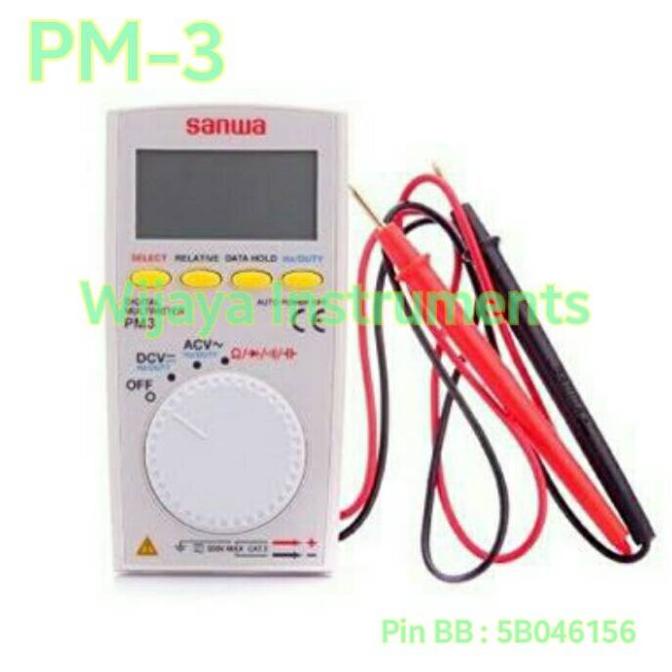 Jual SANWA PM3 POCKET DIGITAL MULTIMETER | Shopee Indonesia