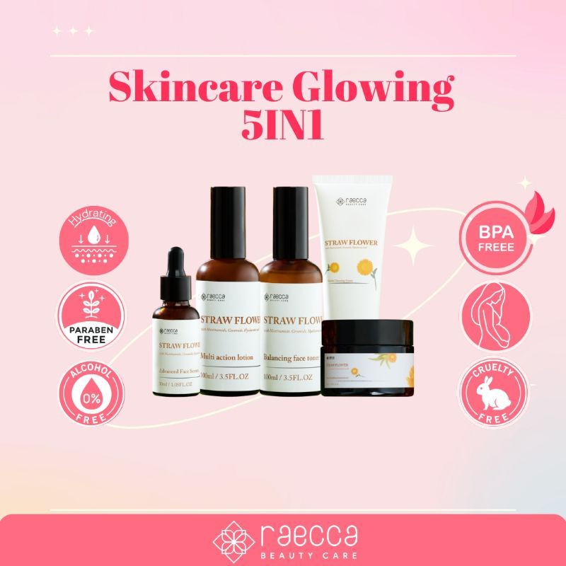 Jual RAECCA SKINCARE STRAWFLOWER SET - SATUAN | Shopee Indonesia