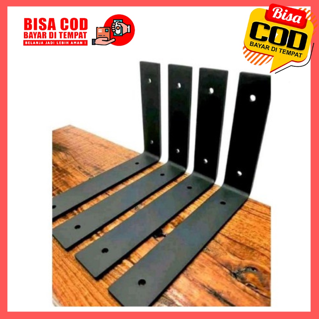 Jual BESI SIKU RAK DINDING BESI L BRACKET AMBALAN PENYIMPANAN SERBAGUNA ...