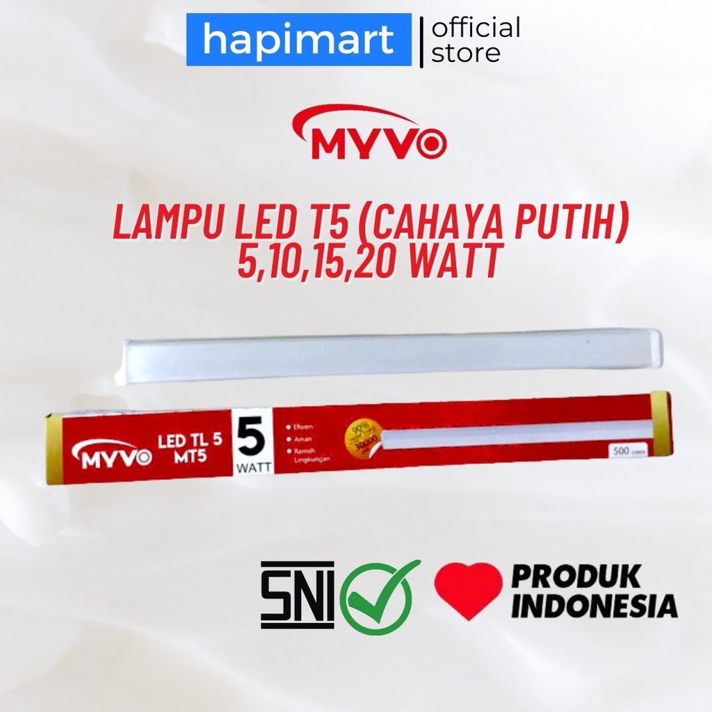 Jual Lampu T5 LED 20 Watt panjang 120cm MYVO - WHITE | Shopee Indonesia