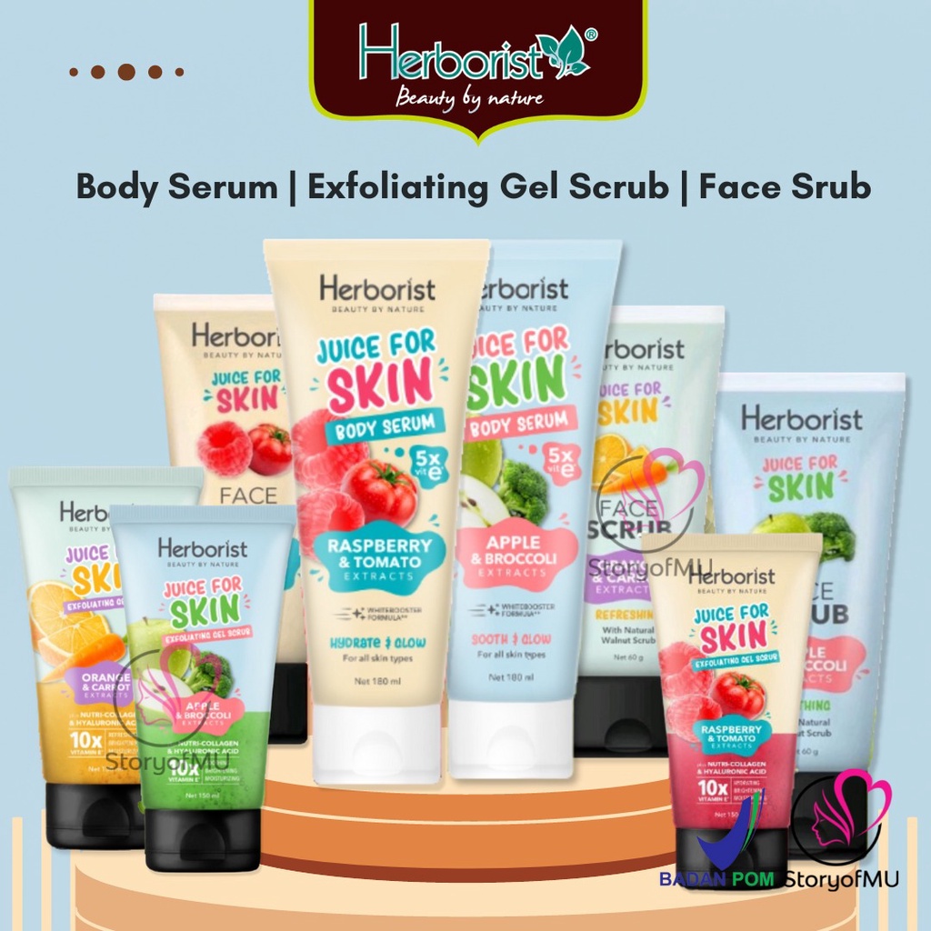 Jual Herboris herborist Body Serum , Face Scrub , Exfoliating Gel ...