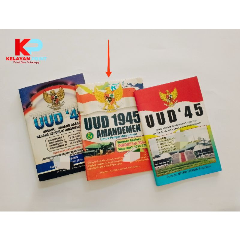 Jual BUKU UNDANG-UNDANG DASAR ( UUD 1945 ) | Shopee Indonesia