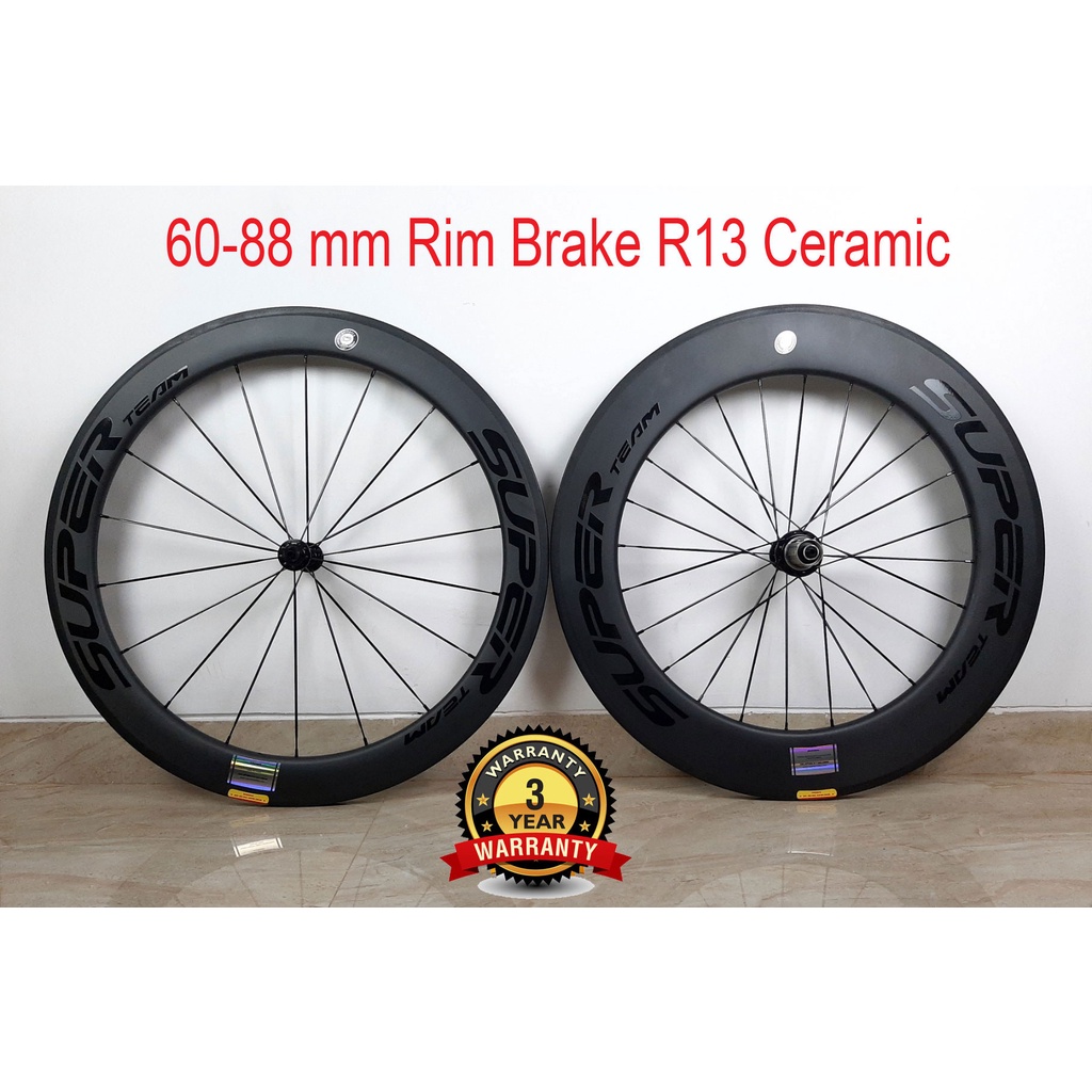 Jual Superteam 60-88mm Road Bike Hub R13 Ceramic Carbon Clincher ...