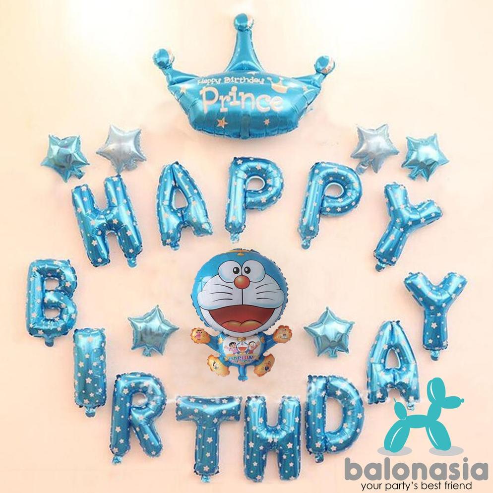 Jual PRODUK- BALONASIA BALON FOIL DORAEMON CROWN PRINCE . | Shopee ...