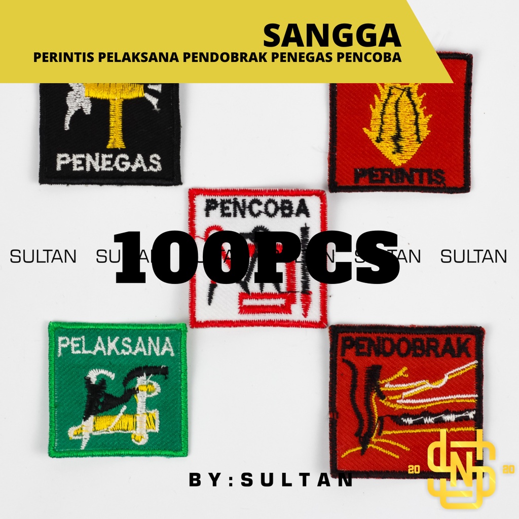 Jual 100PCS - Bordir Pramuka Tanda Sangga Pencoba Perintis Pendobrak ...