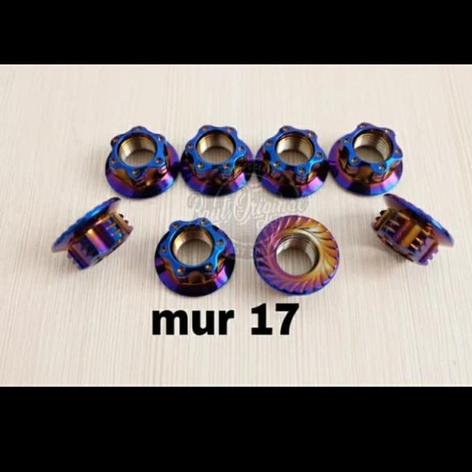 Jual mur probolt new blue m12 atau mur 17 original heng harga satuan ...