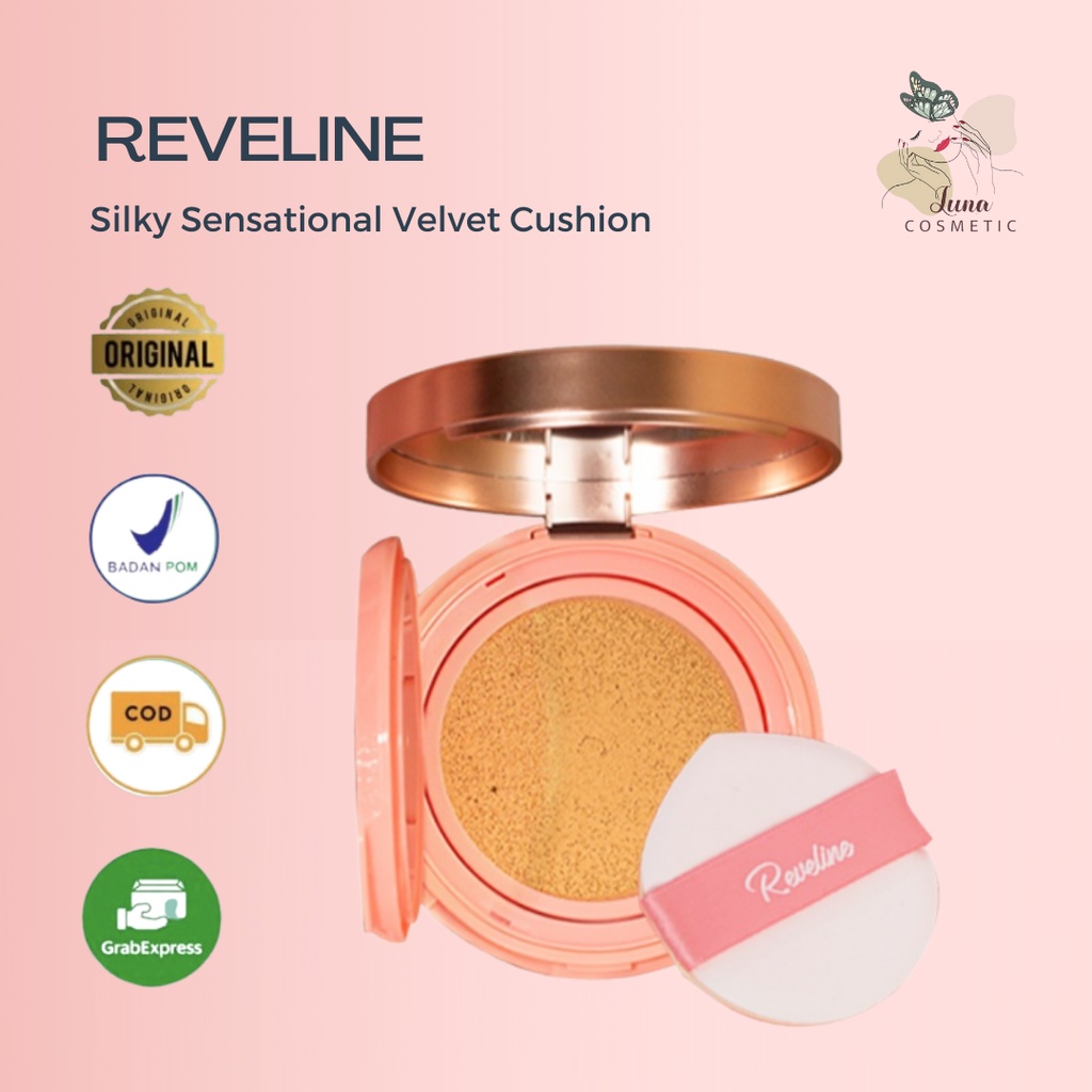 Jual REVELINE Silky Sensational Velvet Cushion | Reveline | Shopee Indonesia