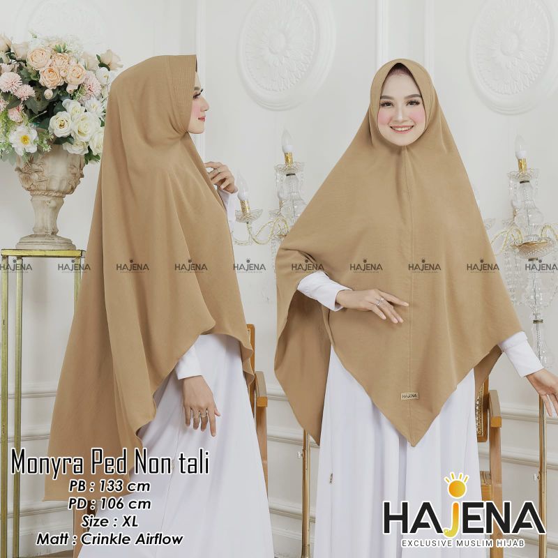 Jual KHIMAR MONYRA PET ANTEM JUMBO SYAR'I CRINKLE BY HAJENA | Shopee Indonesia