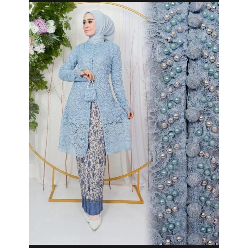 Jual Setelan Kebaya Kancing depan Model Payet kebaya modren kebaya ...
