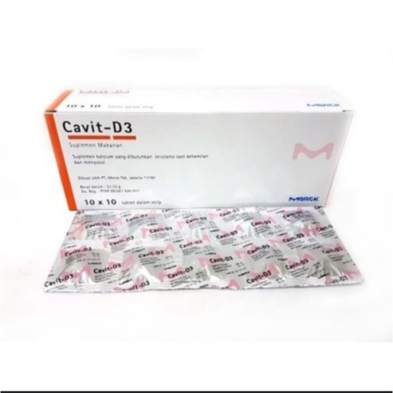 Jual CAVIT D3 1 Strip Isi 10 tablet | Shopee Indonesia
