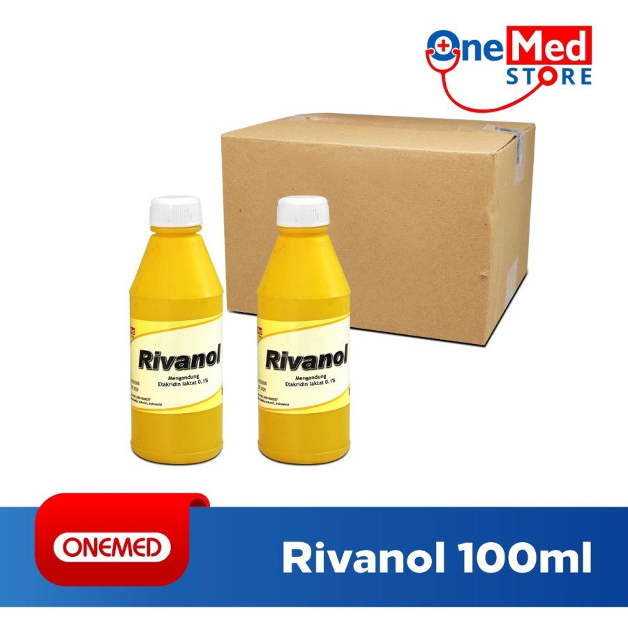 Jual Rivanol OneMed 100 ml Box isi 24 botol OM | Shopee Indonesia