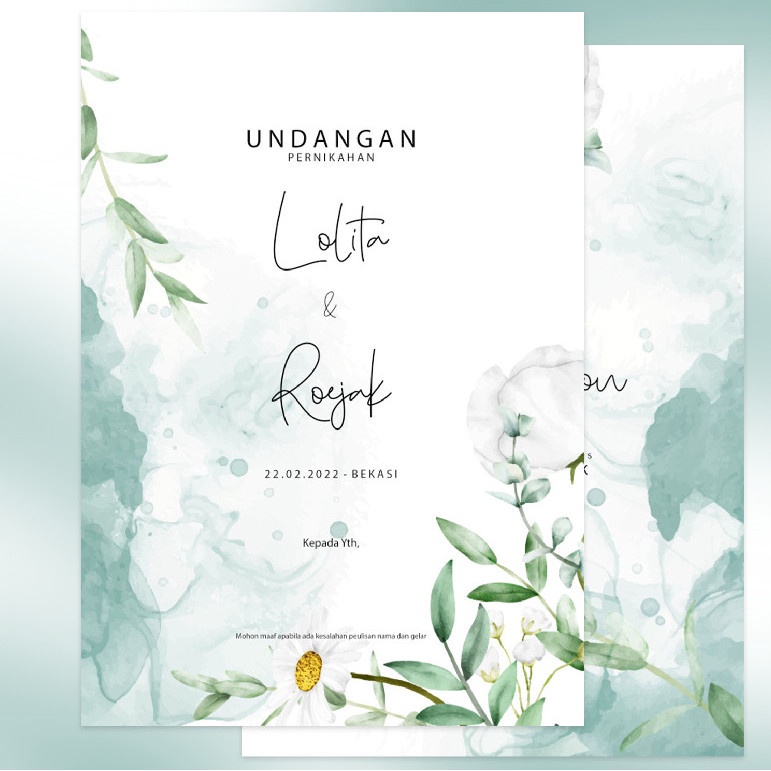 Jual Undangan Pernikahan Murah dan Berkawalitas - Forever invitation by ...