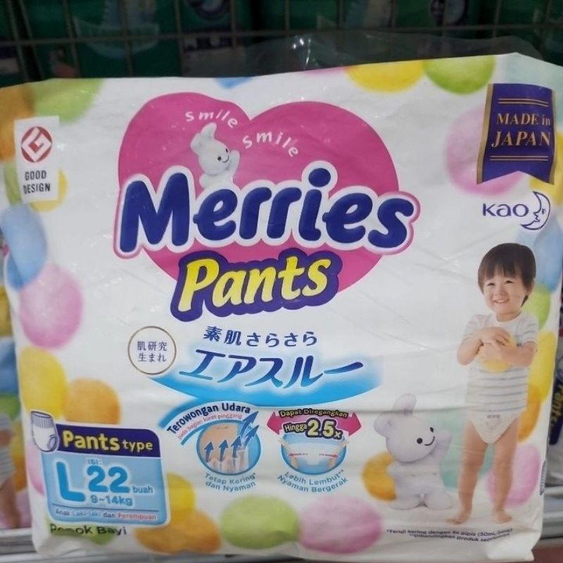 Jual Merries premium Pants L22 made in Japan | Shopee Indonesia