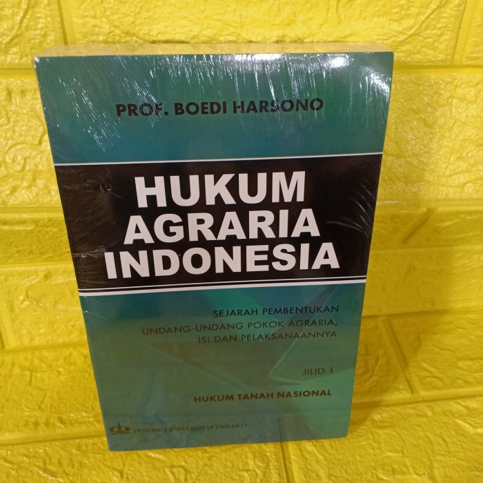 Jual Buku Hukum Agraria Indonesia ( Prof. Boedi Harsono ). | Shopee ...