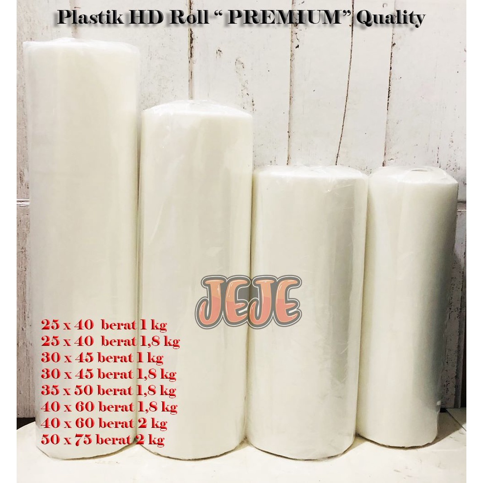 Jual Plastik HD Roll Premium - 1,8 kg | Shopee Indonesia