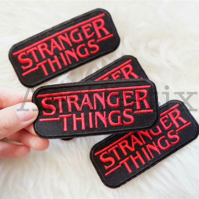 Jual Emb Stranger Things Iron Patch Bordir Emblem Patches Aplikasi Baju | Shopee Indonesia