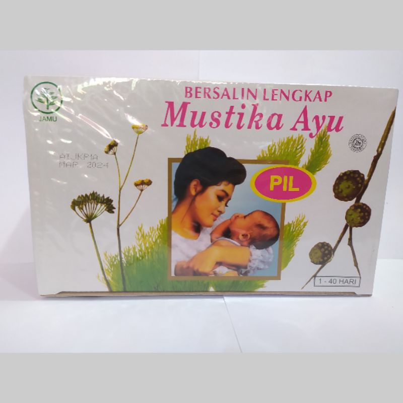Jual Jamu Pil Bersalin Lengkap Mustika Ayu 40hari exp 2026 | Shopee ...