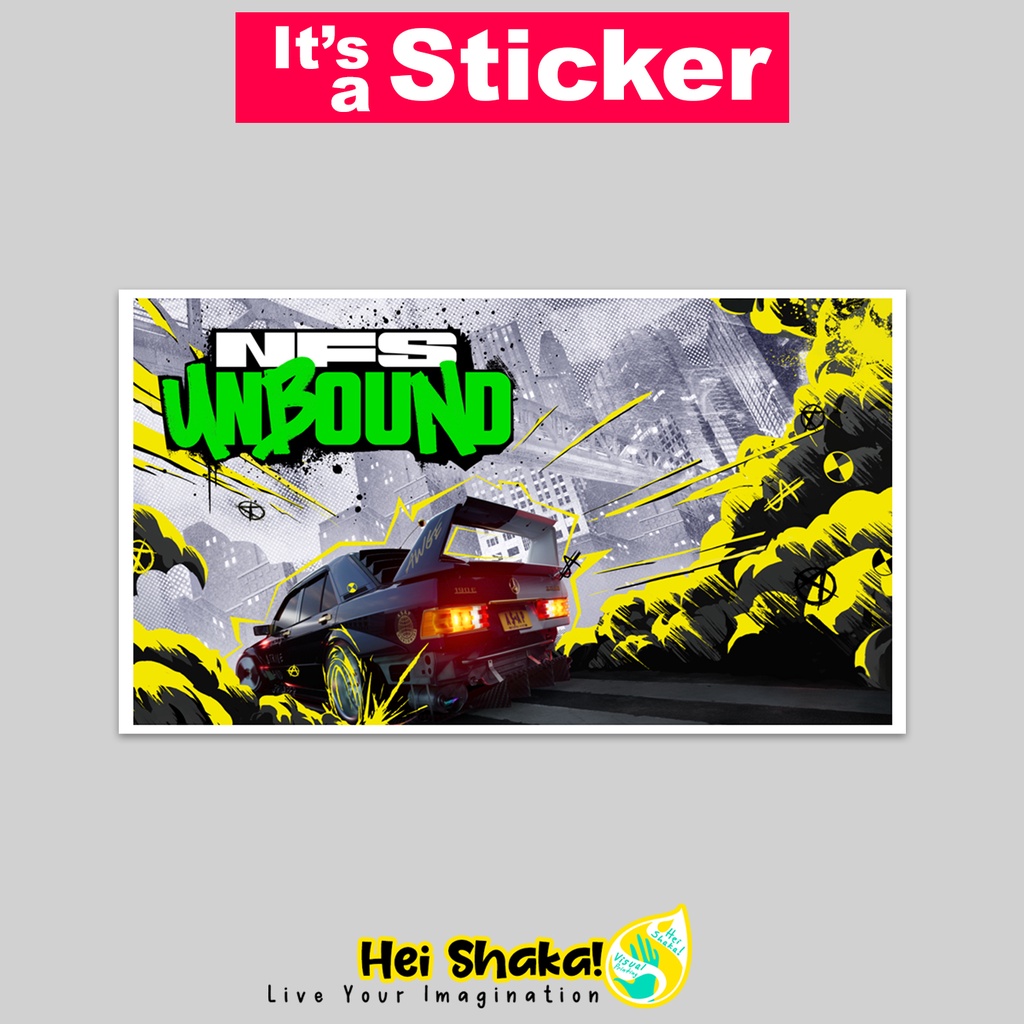 Jual Stiker NFS Need For Speed Unbound Spray Out Colorful Smoke Sticker ...