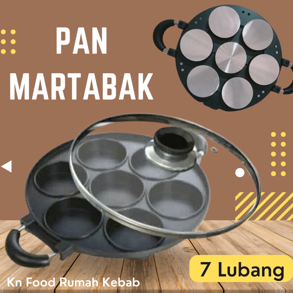 Jual Pan Martabak Mini - Snack Maker 7 Lubang - Loyang Martabak Mini ...