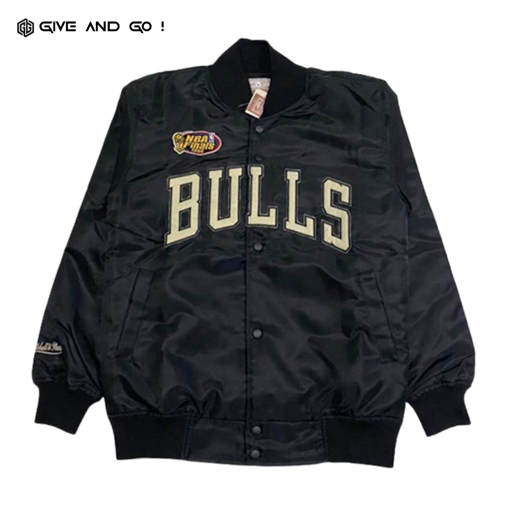 Jual Jaket Pria Wanita NBA Chicago Bulls Basketball Hitam Jaket ...