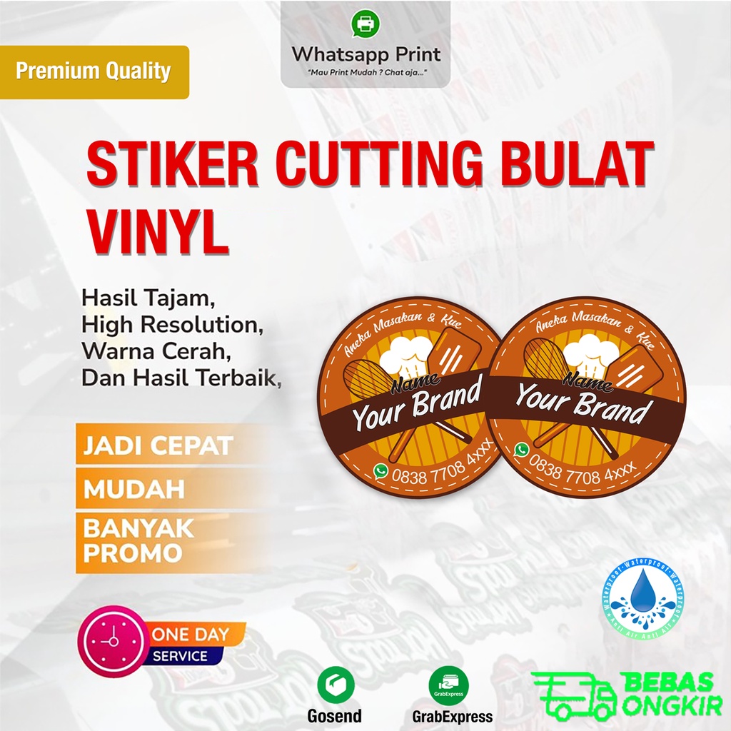 Jual CETAK STIKER KEMASAN BULAT VINYL A3+ CUSTOM | STIKER KEMASAN ANTI ... Jual CETAK STIKER KEMASAN BULAT VINYL A3+ CUSTOM | STIKER KEMASAN ANTI ...