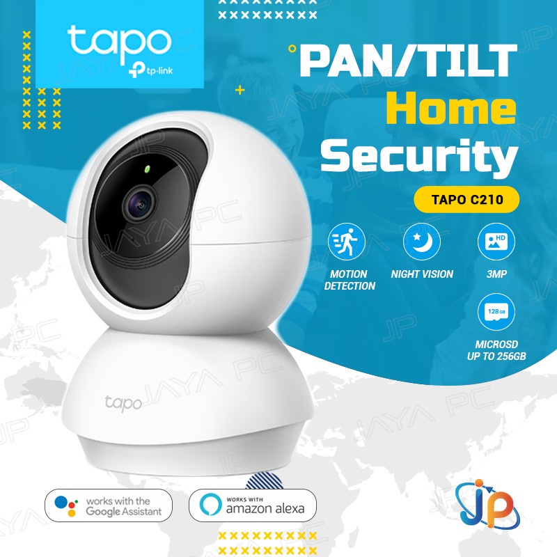 Jual TP-LINK Tapo C210 Pan/ Tilt Home Security Wi-Fi IP Camera CCTV 3MP | Shopee Indonesia