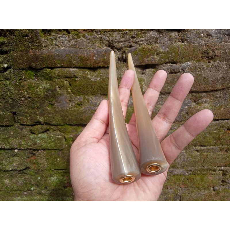 Jual once unic kerajinan tangan pipa bahan tanduk kerbau bule Padat ...