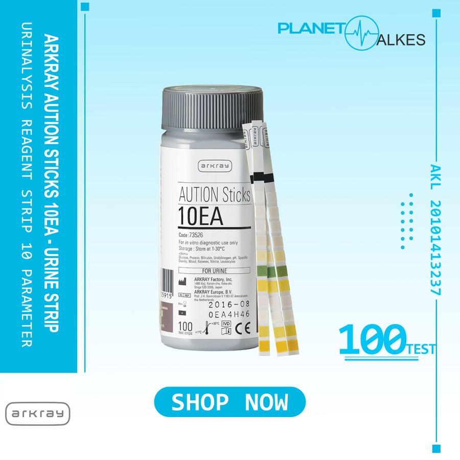Jual Aution Sticks 10EA Arkray Stik Aution Urine Strip 10 Parameter ED. 07/2026 | Shopee Indonesia