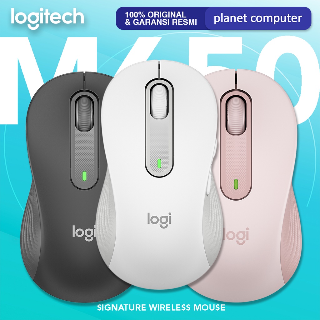 Jual Logitech M650 Wireless Mouse Bluetooth and Logi Bolt Silent Touch ...