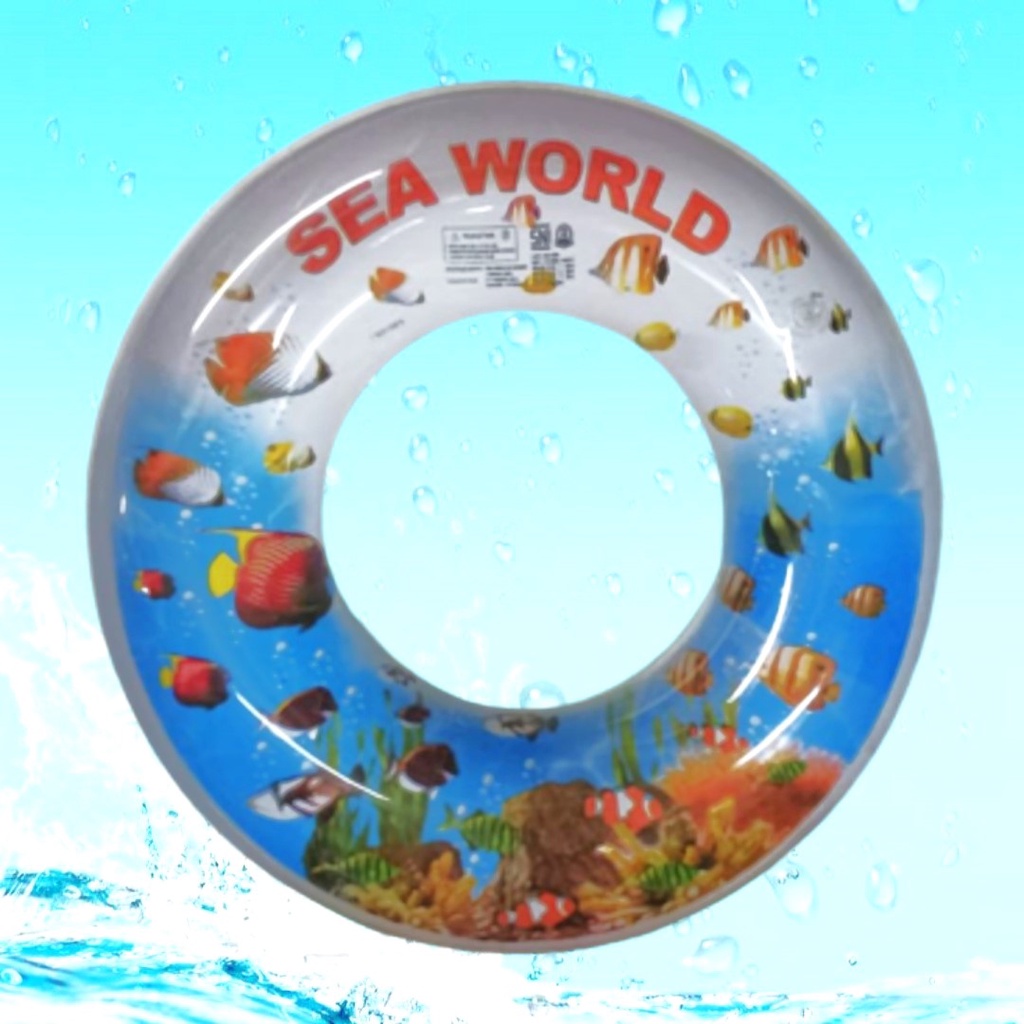Jual 1Lsn BAN RENANG BULAT 60cm SEA WORLD (sr) | Shopee Indonesia