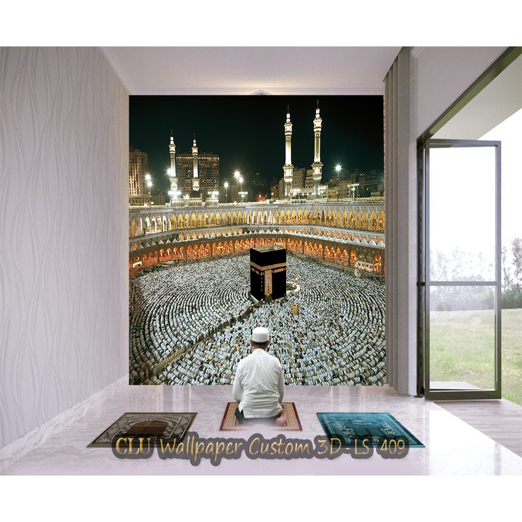 Jual Print Wallpaper Custom 3D Islamic kabah - wallpaper mekah ...
