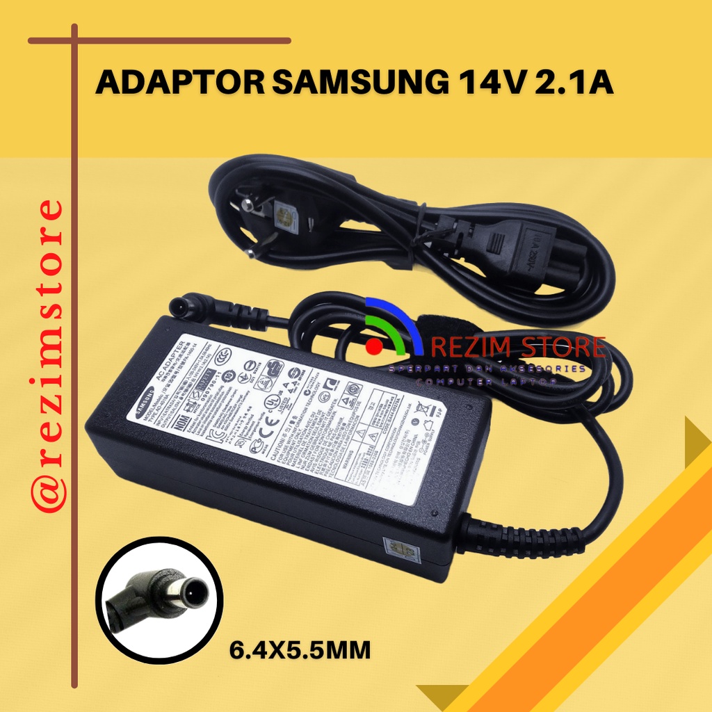 Jual Adaptor Samsung LCD LED TV Monitor Samsung 14V 2.1A Plus kabel ...