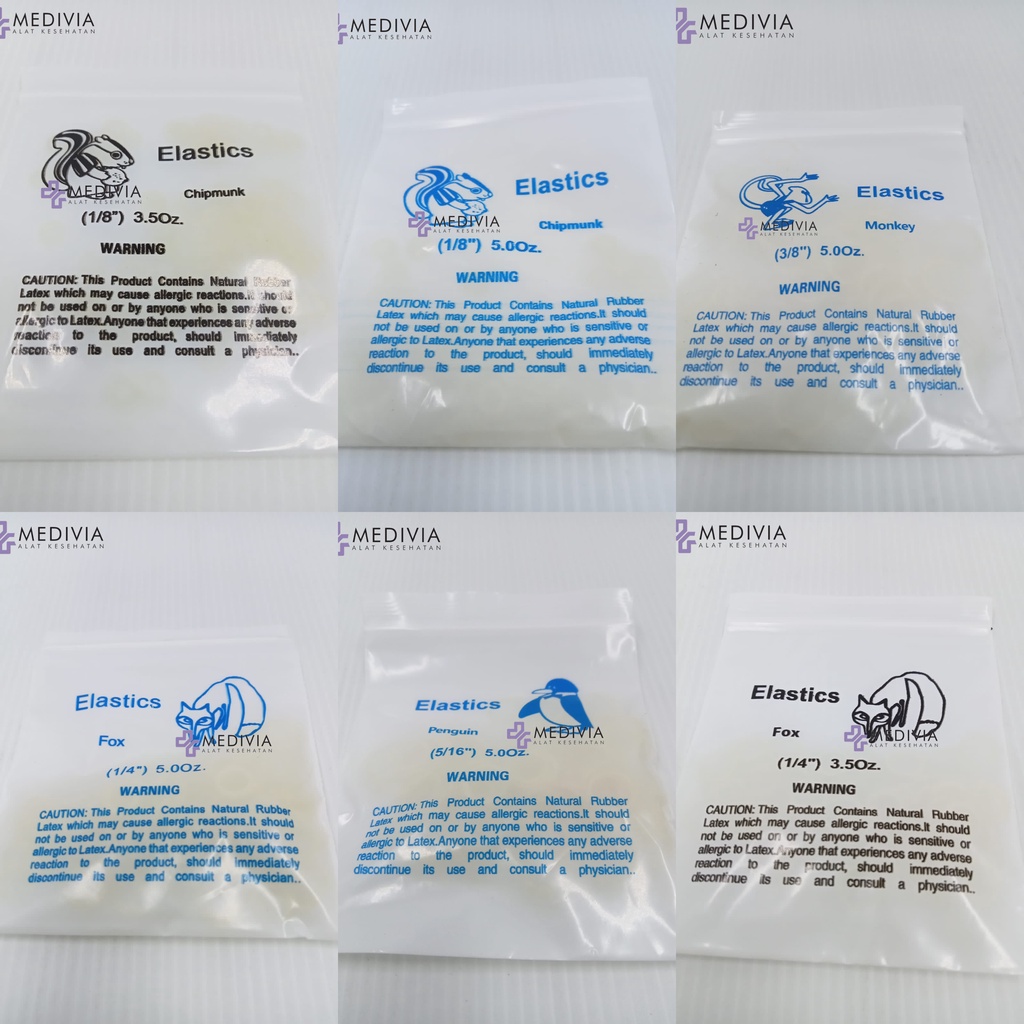 Jual KARET ELASTIK GIGI ORTHO BEHEL DENTAL RUBBER BAND ELASTIS ELASTIC ...