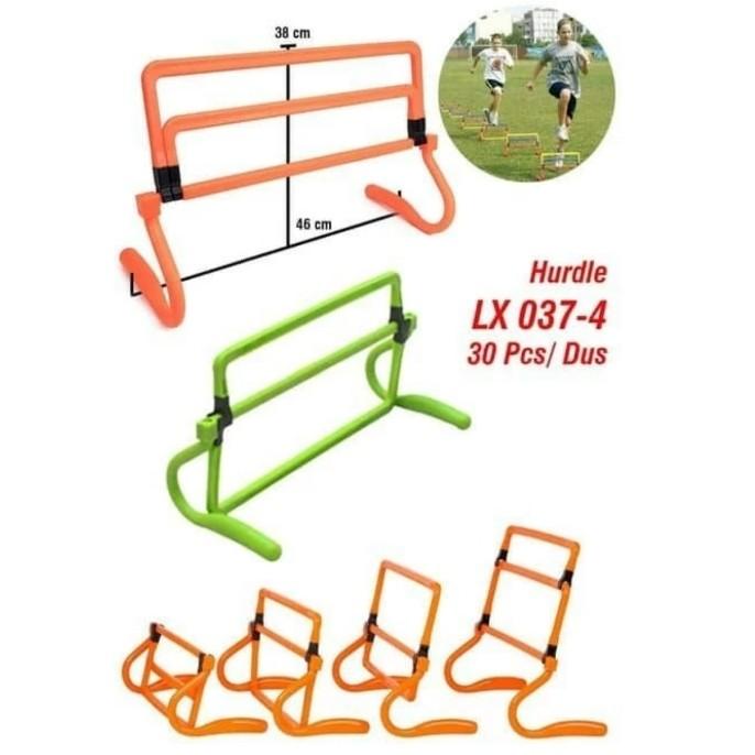 Jual hurdle alat sepak bola futsal lompat rintangan hardel adjustable ...