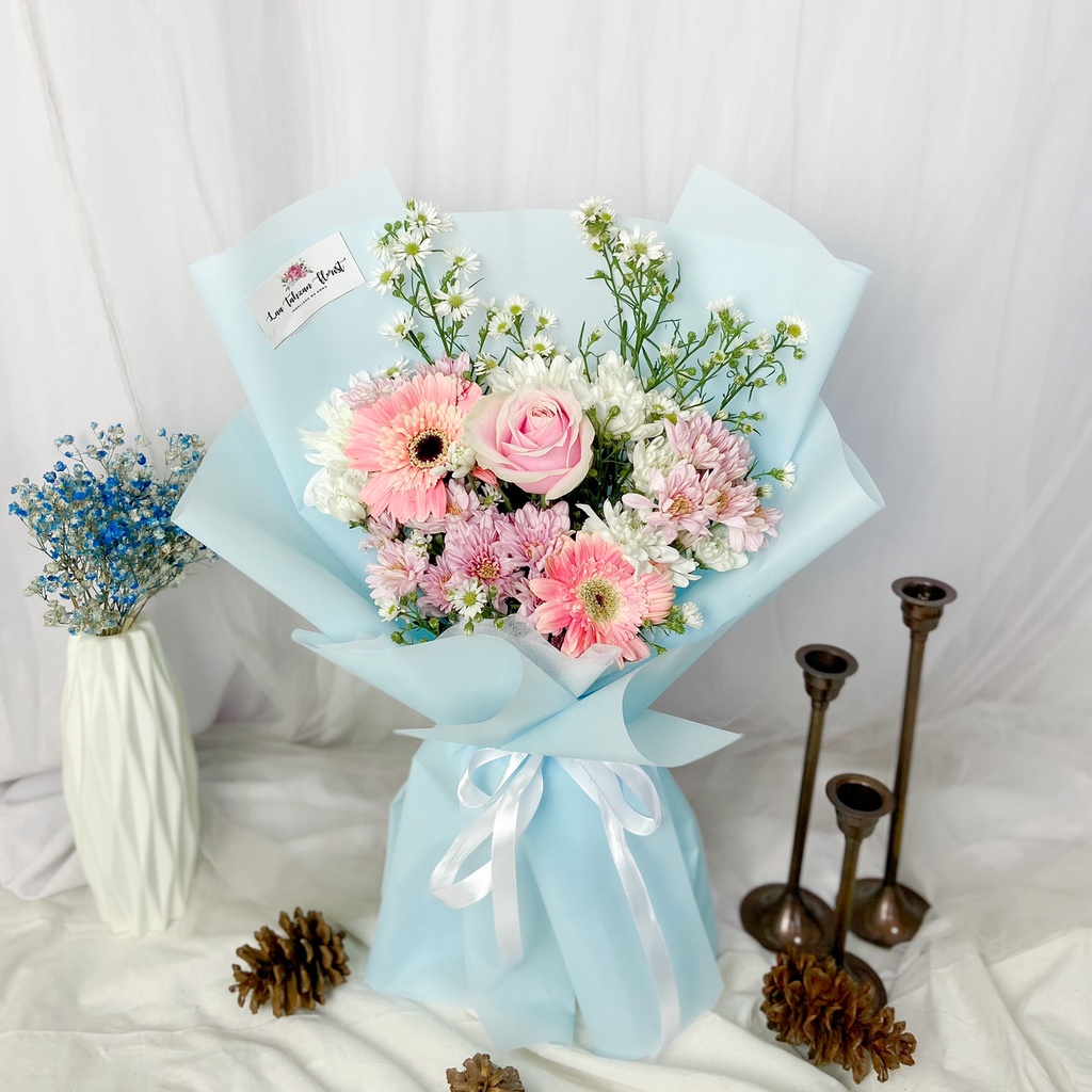 Jual BUKET BUNGA PREMIUM BUCKET BUNGA FRESH FLOWER BUNGA FLOWERS BUCKET ...