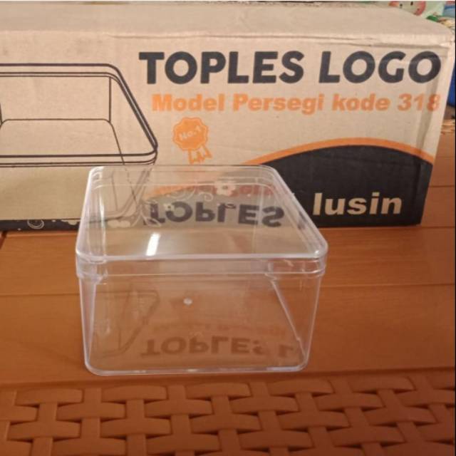 Jual (1dus=12pc) Toples Logo 318 petak kecil 300gr (instant) | Shopee ...