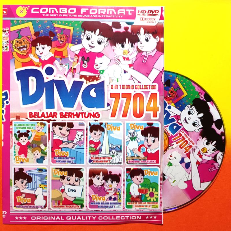 Jual KASET FILM KARTUN ANAK KOLEKSI BELAJAR BERHITUNG BERSAMA DIVA VOLUME 7704. | Shopee Indonesia