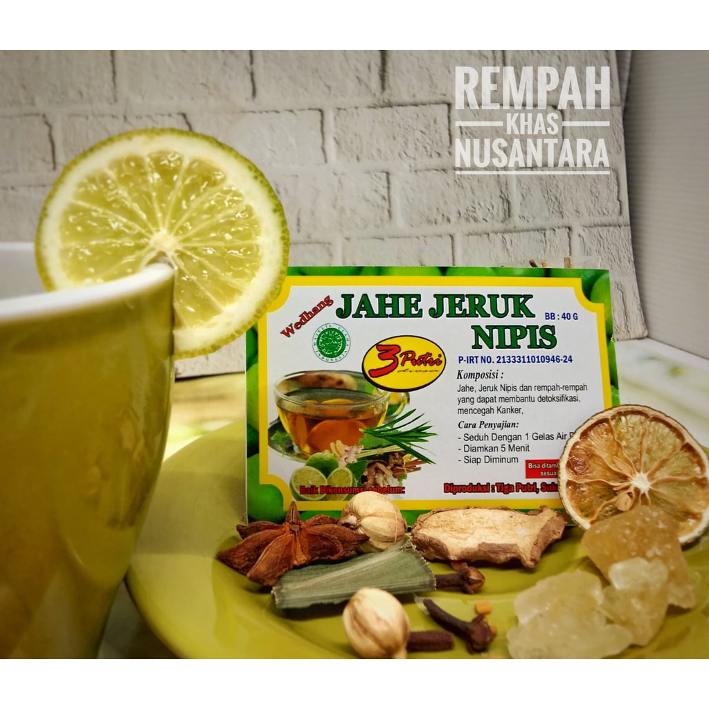 Jual MINUMAN REMPAH JAHE JERUK NIPIS (1 PACK ISI 10 PCS) | Shopee Indonesia