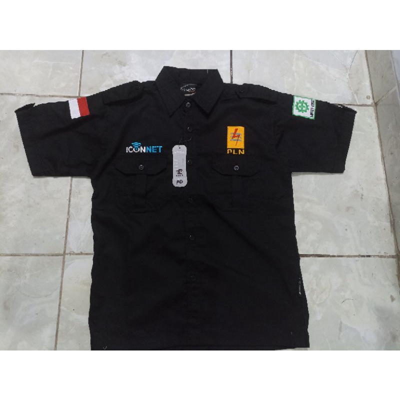 Jual SERAGAM ICONNET/KEMEJA PLN/KEMEJA ICON/KEMEJA CUSTOM BORDIR ...