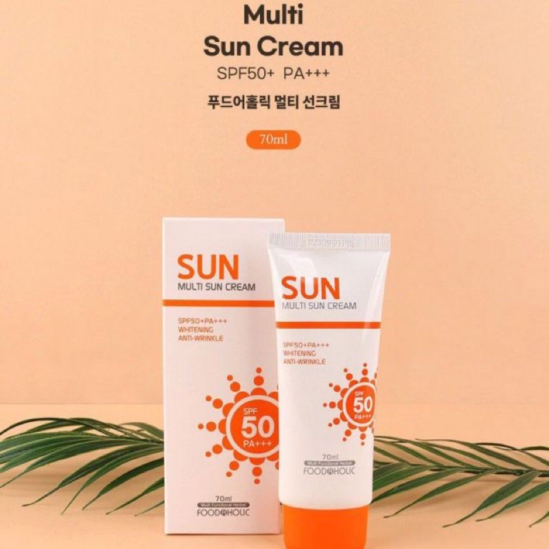 Jual Foodaholic Multi Sun Cream SPF 50 PA+++ 70ml | Shopee Indonesia