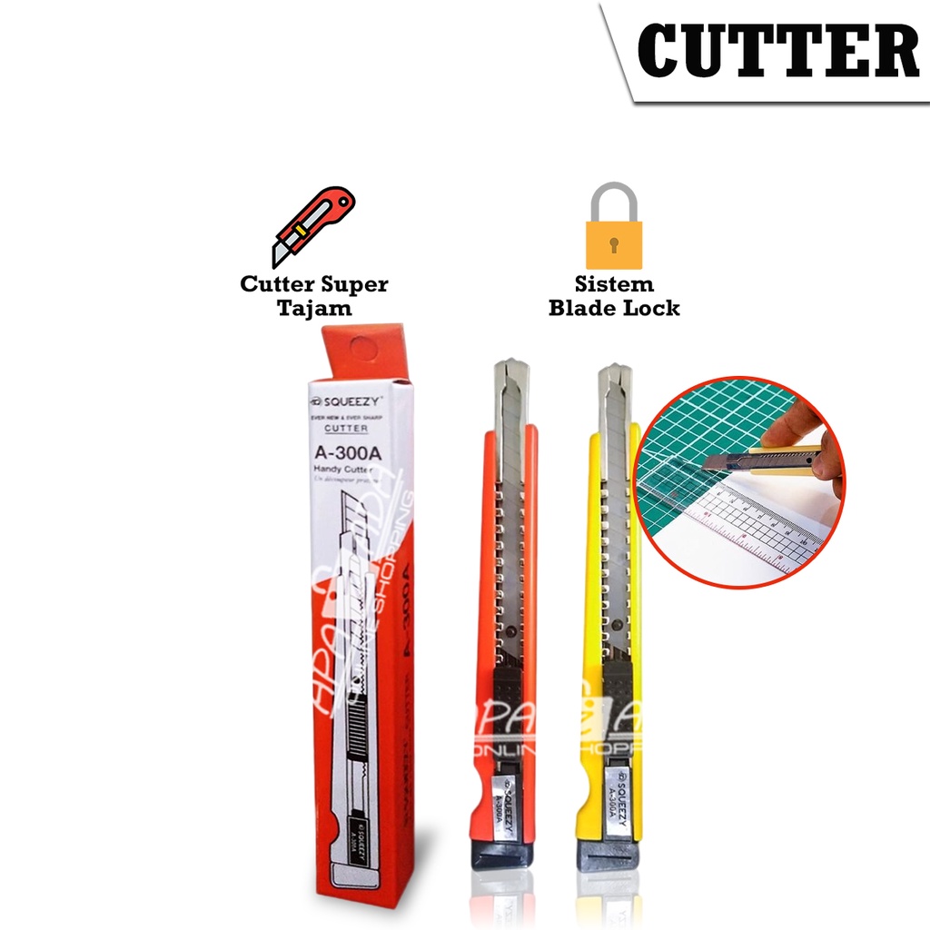Jual Apazada - Cutter Besar A-300A / Pemotong Kertas Kardus Serbaguna ...