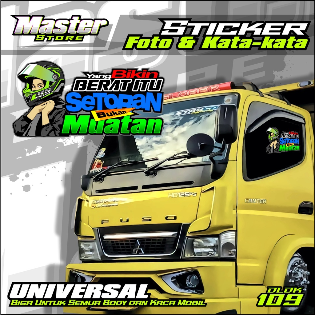 Jual Sticker Kata-kata Keren, Motivasi, Lucu Motif YANG BIKIN BERAT ITU ...