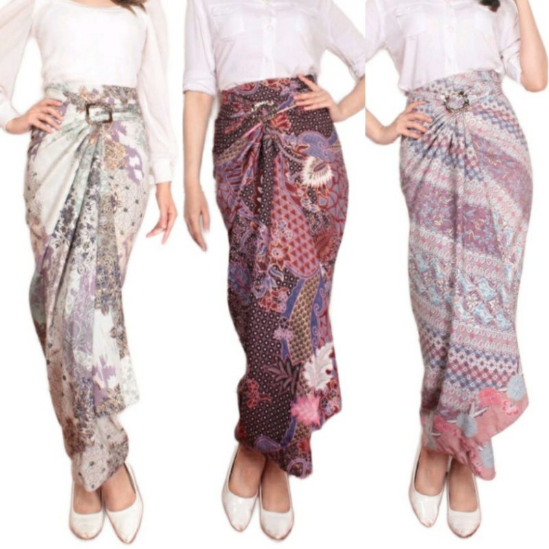 Jual ( 50 Motif ) Rok Lilit Batik Modern Motif Terbaru / Rok Serut ...