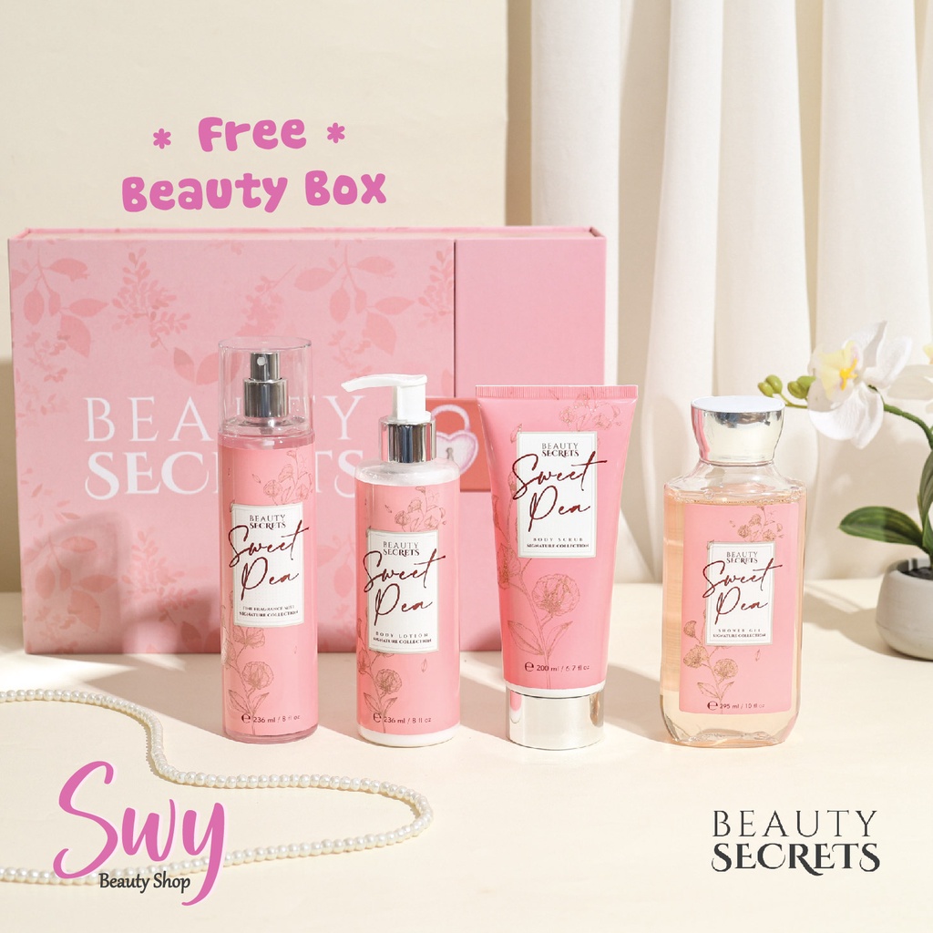 Jual Beauty Secrets Giftset Hampers Gift set SWEET PEA | Shopee Indonesia