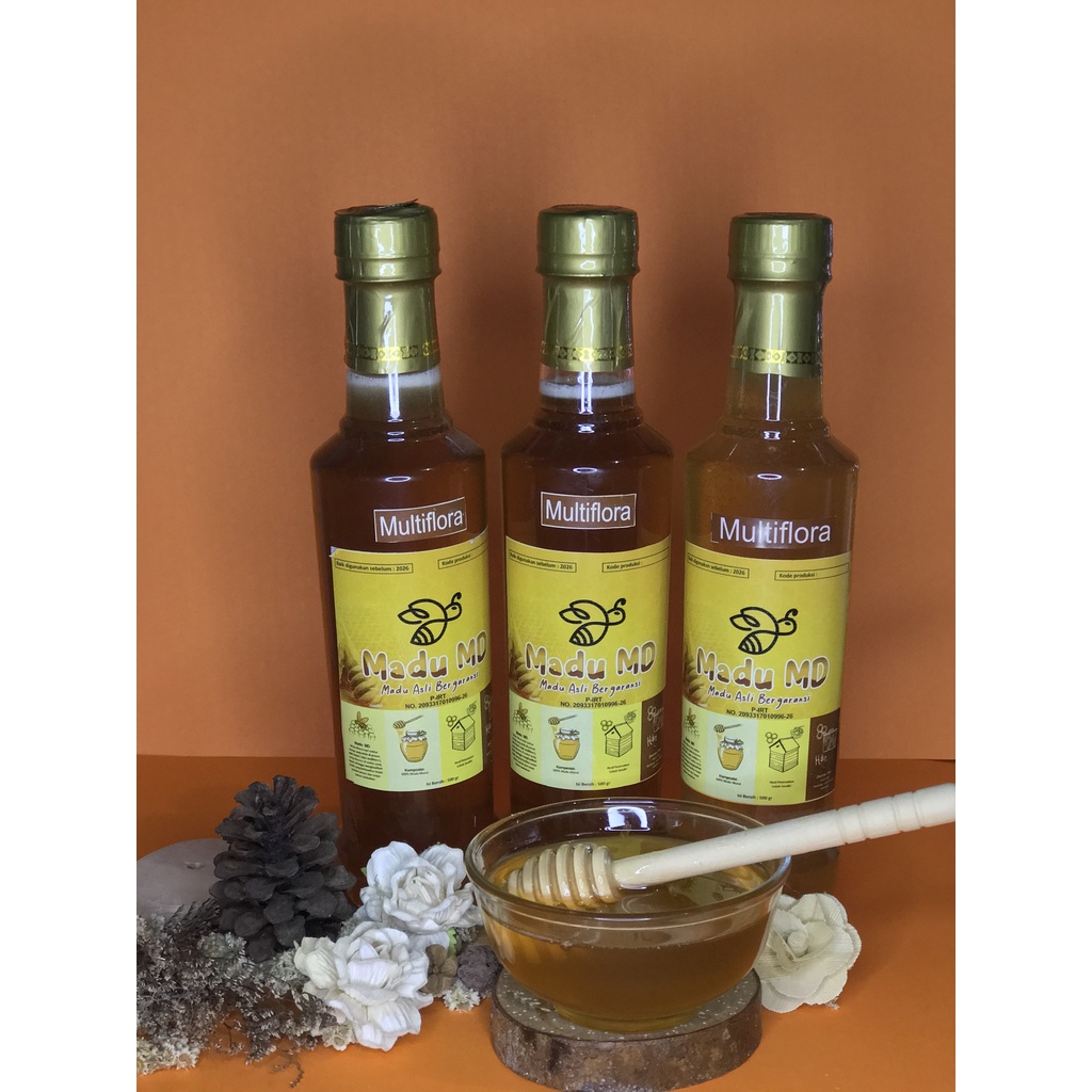 Jual MADU MULTIFLORA ASLI SUPER PREMIUM 500 GRAM | Shopee Indonesia