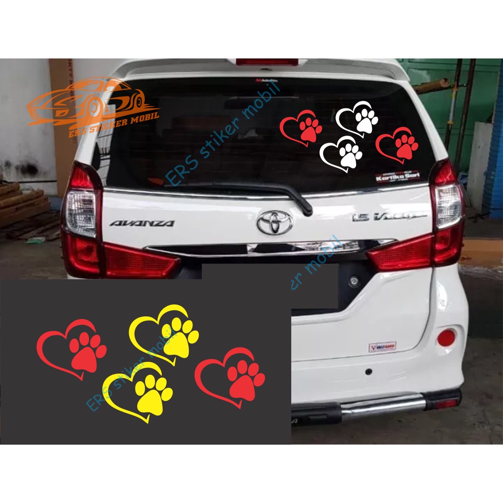 Jual CUTTING sticker stiker tapak kaki/stiker unik universal | Shopee ...