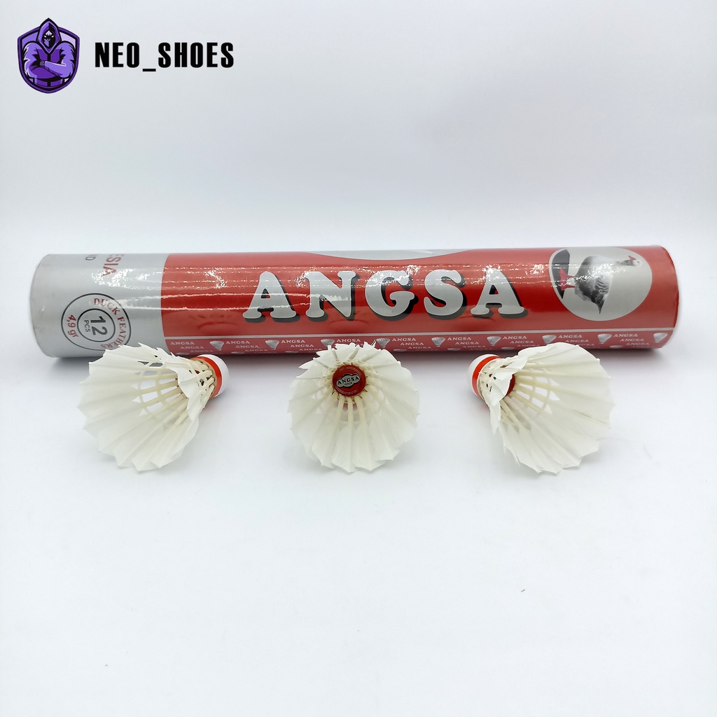 Jual Shuttlecock / Kok Bulu Tangkis ANGSA | Shopee Indonesia