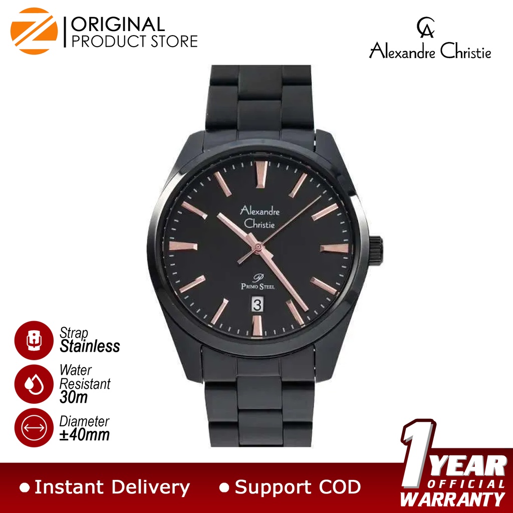 Jual ALEXANDRE CHRISTIE JAM TANGAN PRIA - ACF1035MDBIPBARG | Shopee ...